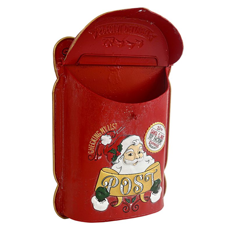 Santa Post Box Christmas Post Box Xmas Mail Box Wall Mounted Letter Box ...